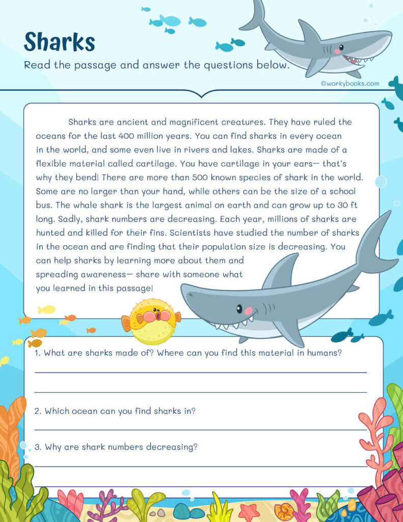 10 Free Science Reading Passages Worksheets | Workybooks