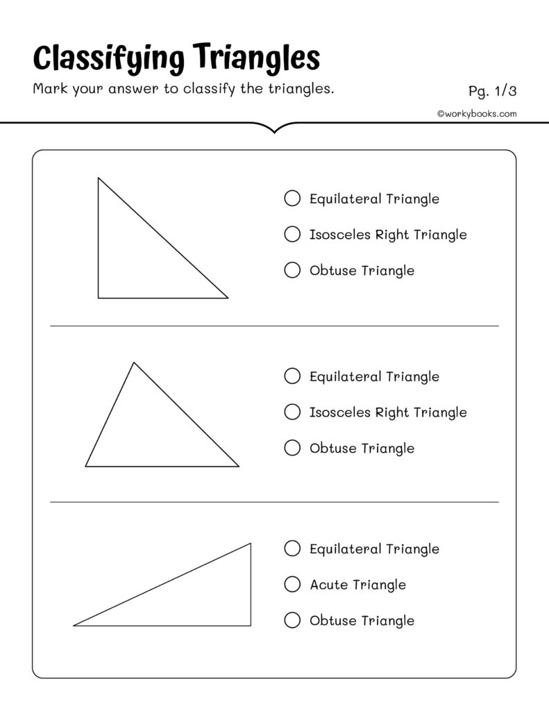 4th Grade Geometry Shapes and Definitions | Workybooks