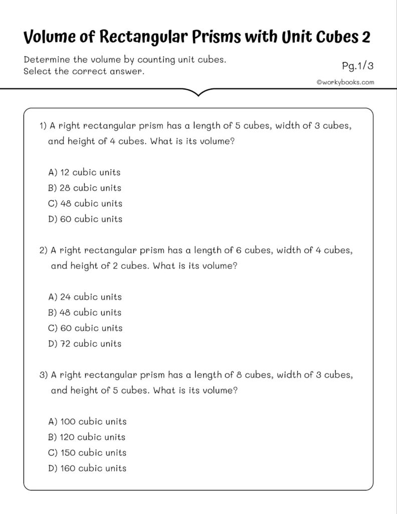 Teaching Rectangular Prism in Grade 5 Math | Workybooks