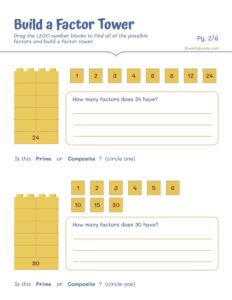 Understanding Factor Pairs: CCSS.4.OA.B.4 worksheets | Workybooks