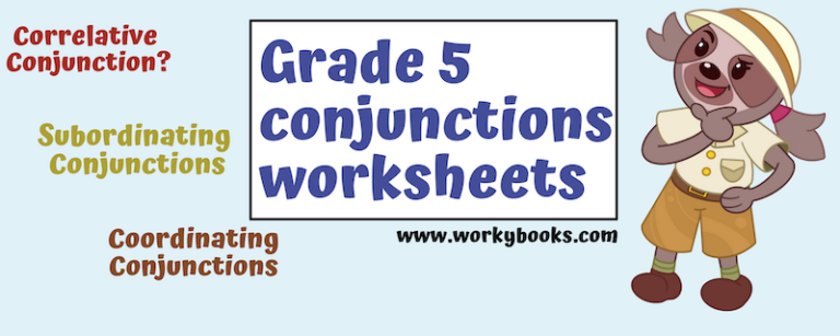 Grade 5 Conjunctions Worksheets: ELA Curriculum Resources