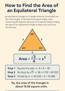Equilateral Triangle: Properties and Formulas Explained