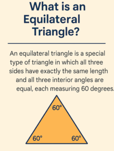 Equilateral Triangle: Properties and Formulas Explained