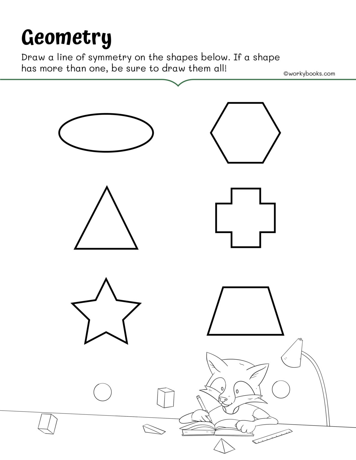 Line of Symmetry for Kids – Definition, Shapes and Examples