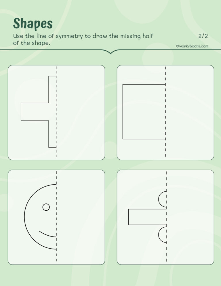 Line of Symmetry for Kids – Definition, Shapes and Examples
