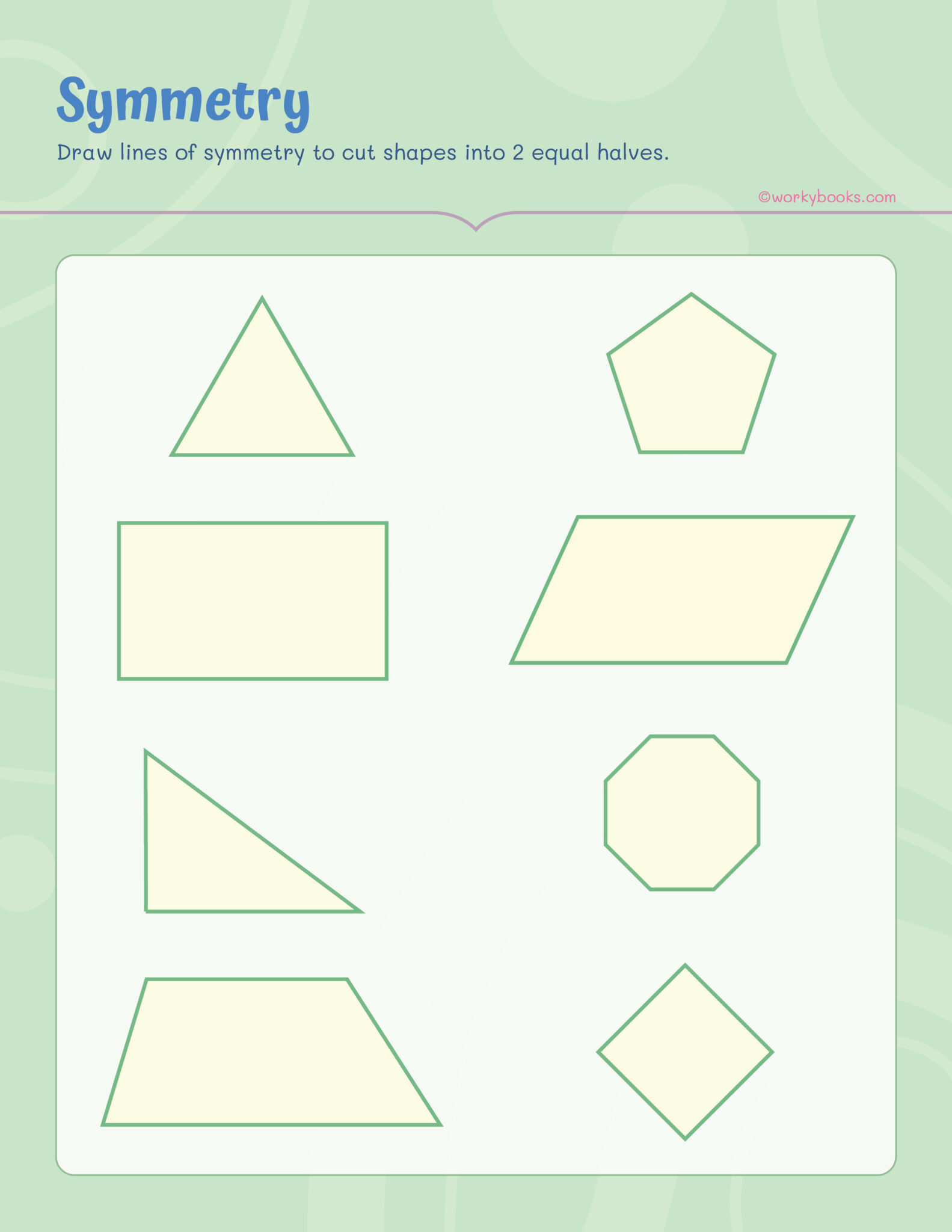 Line of Symmetry for Kids – Definition, Shapes and Examples