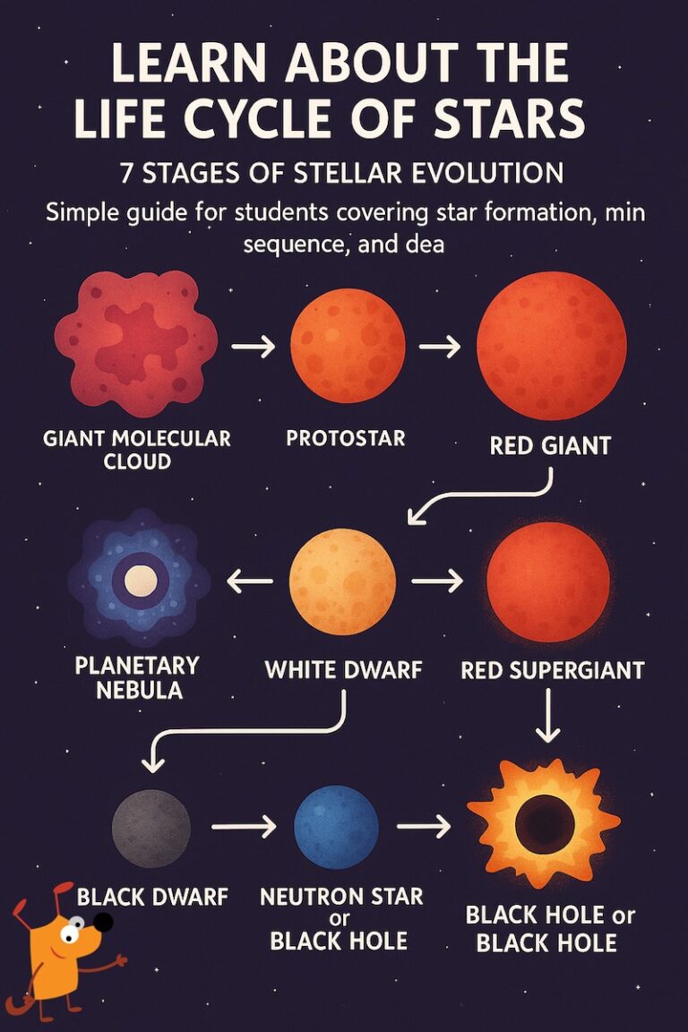 Life Cycle of a Star Step by Step | Workybooks